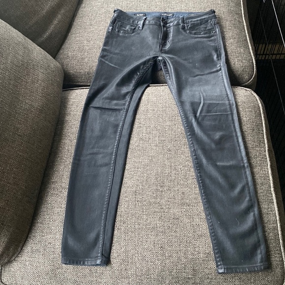 Vigoss | Jeans | Leather Style Finish Skinny Jeans | Poshmark
